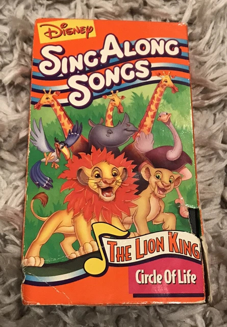 DISNEYS SING ALONG Songs - The Lion King: Circle of Life (VHS, 1994) $6 ...