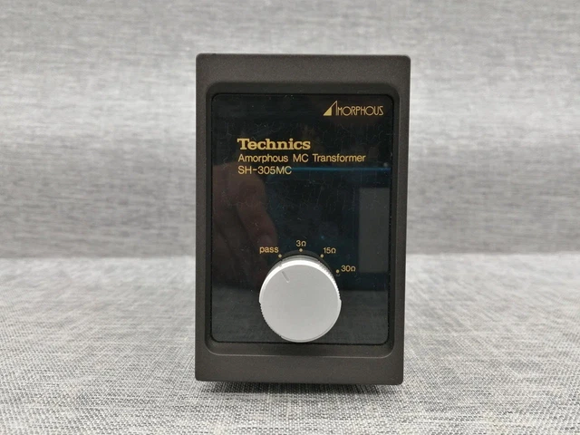 TECHNICS SH-305MC AMORPHOUS MC step up transformer Operation confirmed ...