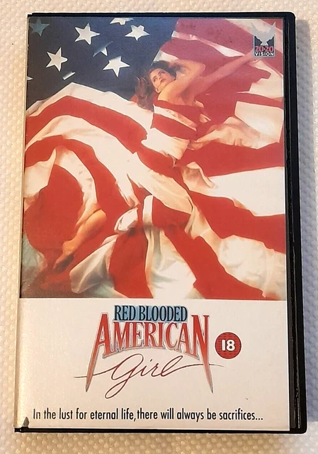 VHS BIG BOX Thriller Movie ( RED BLOODED AMERICAN GIRL ) Cert 18 ( Pal ...