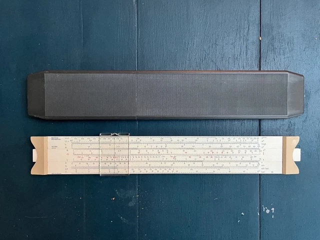 BRITISH THORNTON SLIDE Rule, case and manual included, excellent ...