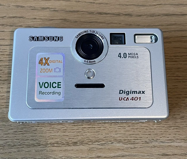 SAMSUNG DIGIMAX U-CA 401 4MP- compact digital camera £26.70 - PicClick UK