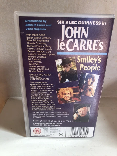 SMILEY’S PEOPLE VHS Tape By John Le Carre £1.95 - PicClick UK