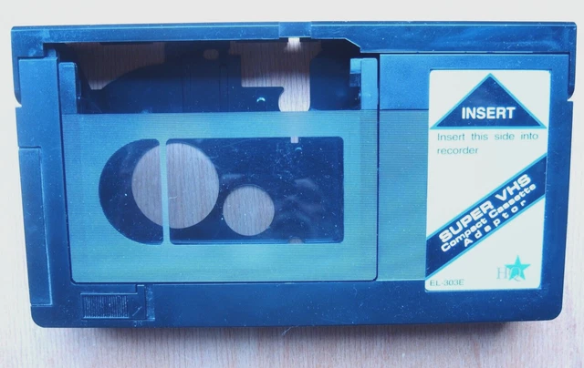 S-VHS/ VHS-C CASSETTENADAPTER Adaptercassette ++S-VHS+VHS-C überspielen++ EUR 24,95 - PicClick DE