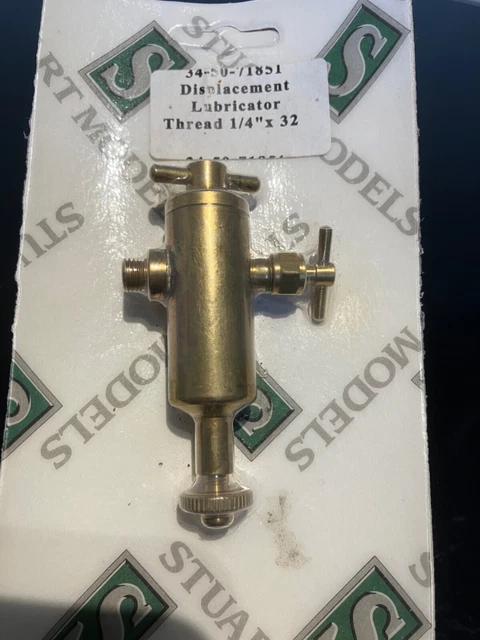 STUART MODELS DISPLACEMENT Lubricator for Live Steam Engine Model Steam ...