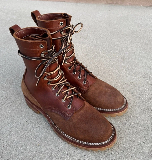 NICK'S BOOTS BUILDER Pro - Logger Style Boot - 10E (Branock 10.5 ...