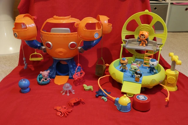 OCTONAUTS OCTOPOD & Working Octoalert + Octo-lab, all 6 main figures ...