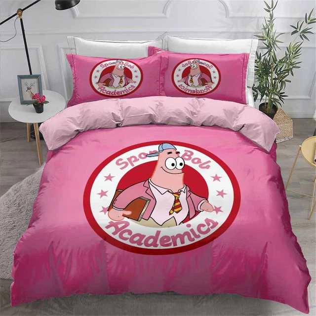 SPONGEBOB PATRICK STAR Single Double Queen King Bed Quilt Doona Duvet ...