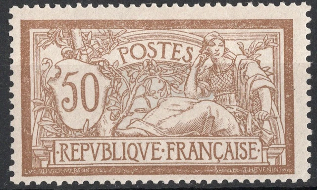 TIMBRE FRANCE ANNÉE 1900 Type MERSON n°120c sans teinte de fond NEUF** EUR 186,15 - PicClick FR