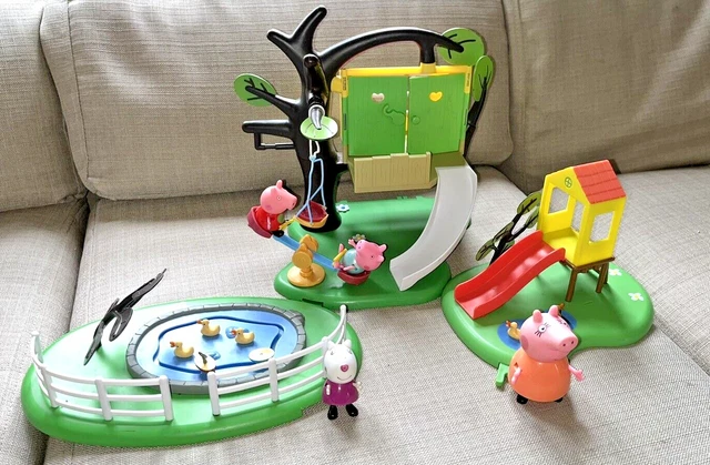PEPPA PIG TREE House and Park Playset bundle £12.99 - PicClick UK