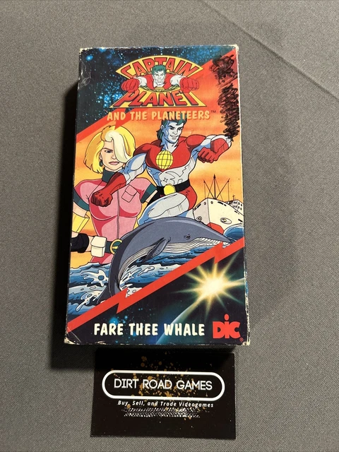 CAPTAIN PLANET AND The Planeteers Fare Thee Whale VHS DIC Enterprise £3 ...