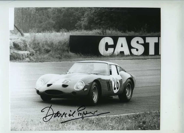 DAVID PIPER FERRARI 250 GTO Guards Trophy Brands Hatch 1963 Signed ...