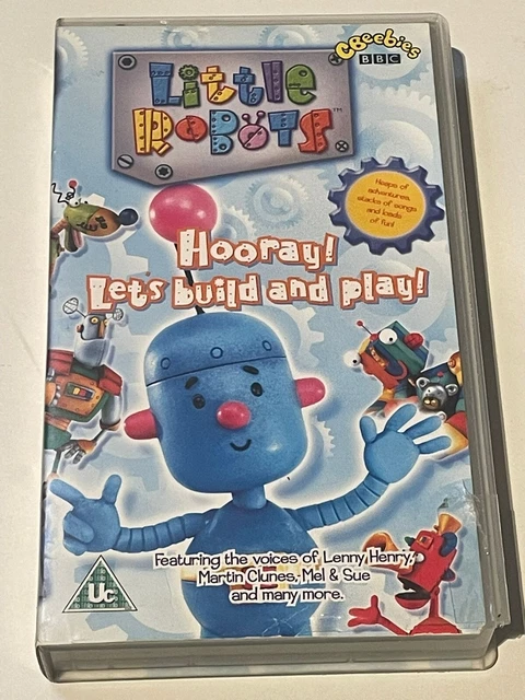 LITTLE ROBOTS HOORAY! Let's Build and Play! VHS Video Tape (2003) BBC ...
