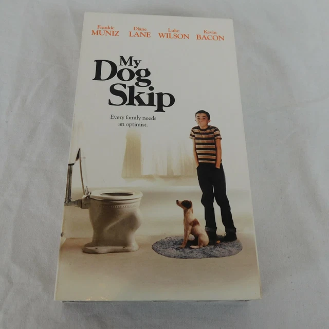 MY DOG SKIP VHS 2000 Frankie Muniz Diane Lane Luke Wilson Kevin Bacon ...