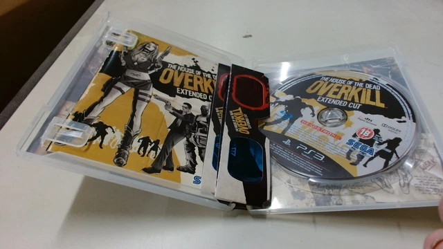 HOUSE OF THE Dead: Overkill - Extended Cut (PS3) Manual and 3d gl £12. ...