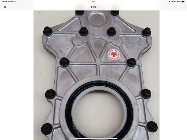 NEW GENUINE HOLDEN VS VT VX VY Ecotec V6 rear main seal & plate kit ...