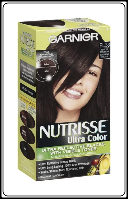 GARNIER NUTRISSE ULTRA Color # BL33 Reflective Bronze Black Hair ...