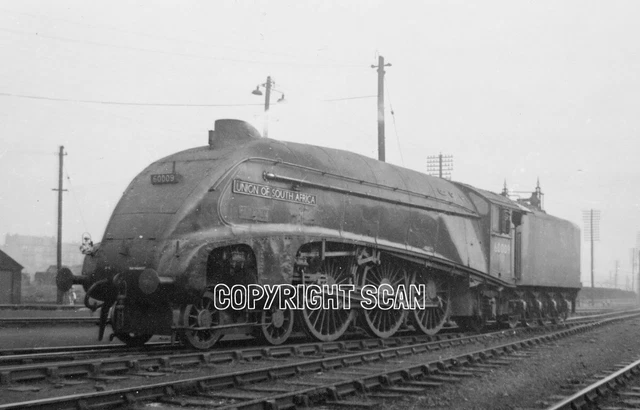 RAILWAY STEAM PHOTO : 60009 A4 ‘UNION OF SOUTH AFRICA’ @ EASTFIELD 49 ...