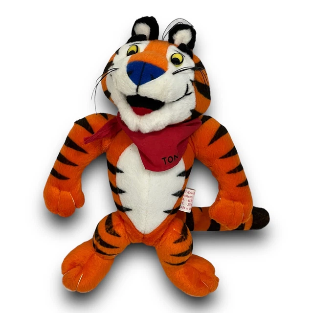 VINTAGE TONY THE Tiger Plush Toy 1997 Kelloggs Frosted Flakes Cereal 8 ...
