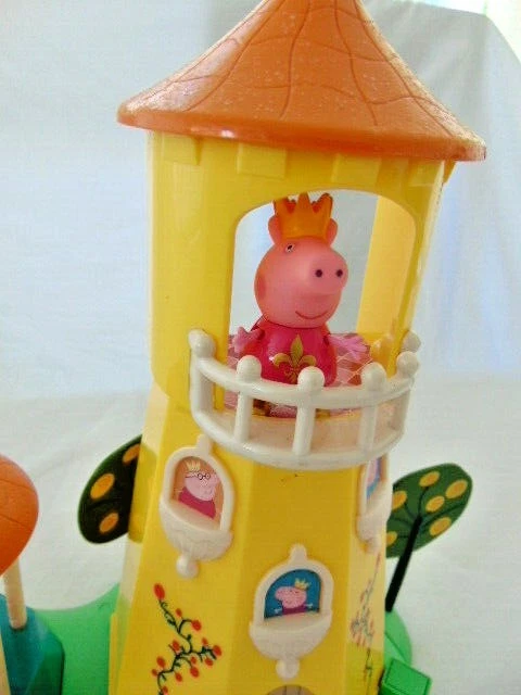 PEPPA PIG POSABLE Figure With Princess Rose Garden Tower And Swing ...
