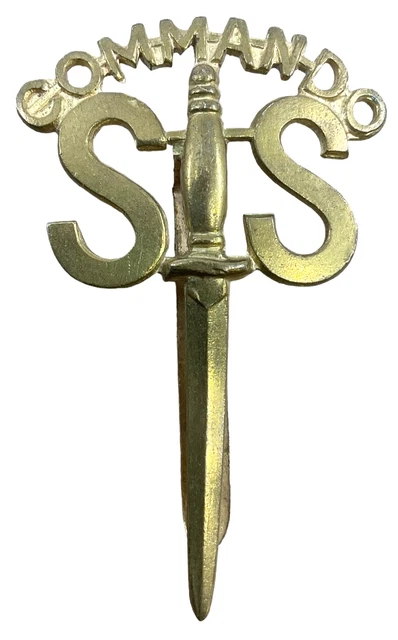 WW2 BRITISH COMMANDO Cap Badge Insignia REPRODUCTION EUR 11,00 ...