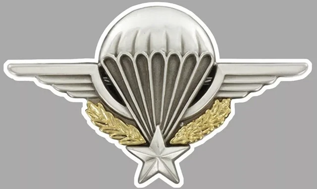 STICKER ARMEE BELGE Insigne Parachutiste Commandos Militaire Belgique ...