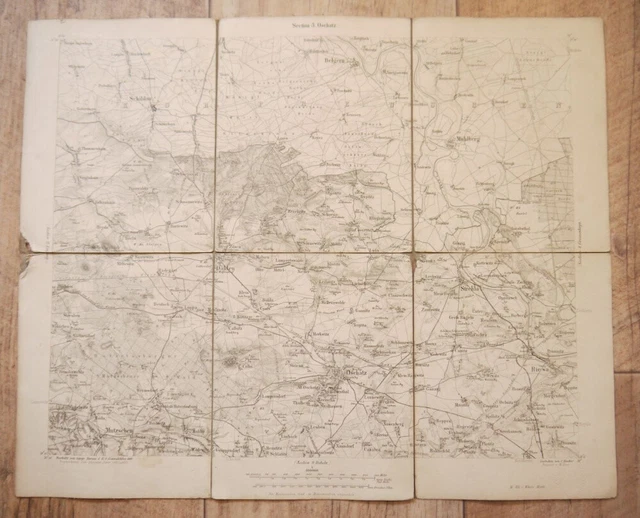 MAPPA SECTION 3 Orlandini 1861 Vecchio Lino Cartina Geografica EUR 24 ...