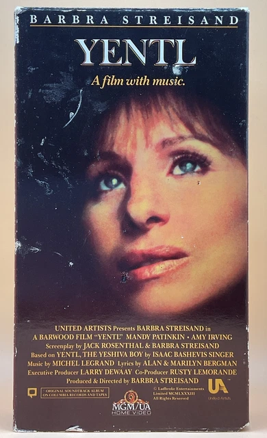 YENTL VHS 1983, 1989 Release Barbra Streisand **Buy 2 Get 1 Free** $2. ...