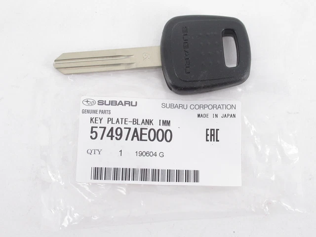 GENUINE OEM SUBARU 57497AE000 Key Blank Master 2005-08 Forester 2005-07 ...