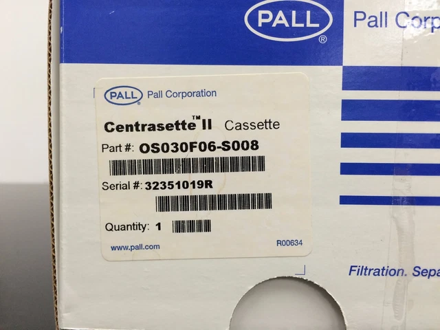 NEW SEALED PALL Centrasette II Tangential Flow Filtration Membrane ...