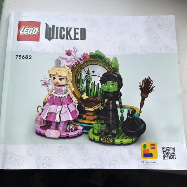 COMPLETE SET LEGO Wicked: Elphaba & Glinda Figures (75682). Boxed ...