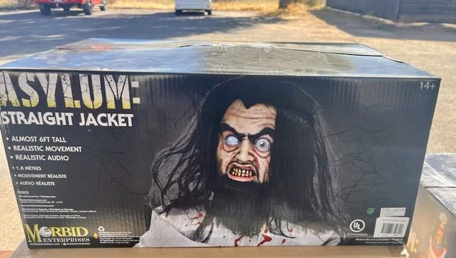 RARE! ASYLUM: STRAIGHT Jacket Animated Prop Animatronic Morbid ...