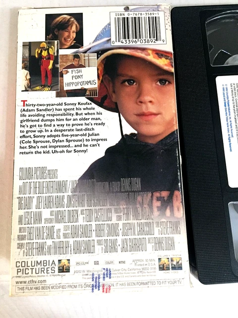 BIG DADDY ADAM Sandler VHS tape Ships Free Same Day With Tracking £9.18 ...