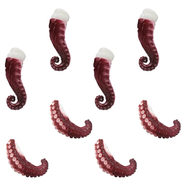 OCTOPUS SIMULATED WHISKERS Squid Tentacles Model Fake Claws £14.59 ...