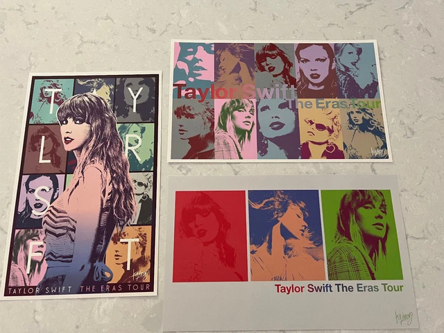TAYLOR SWIFT THE Eras Tour VIP Merch Box Exclusive 3 Poster set - No ...