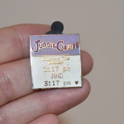 AUTHENTIC DISNEY WDW Fast Pass Jungle Cruise HM Hidden Mickey Pin £22. ...