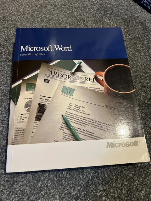 MICROSOFT WORD USING Microsoft Word Book Word Processing Program ...