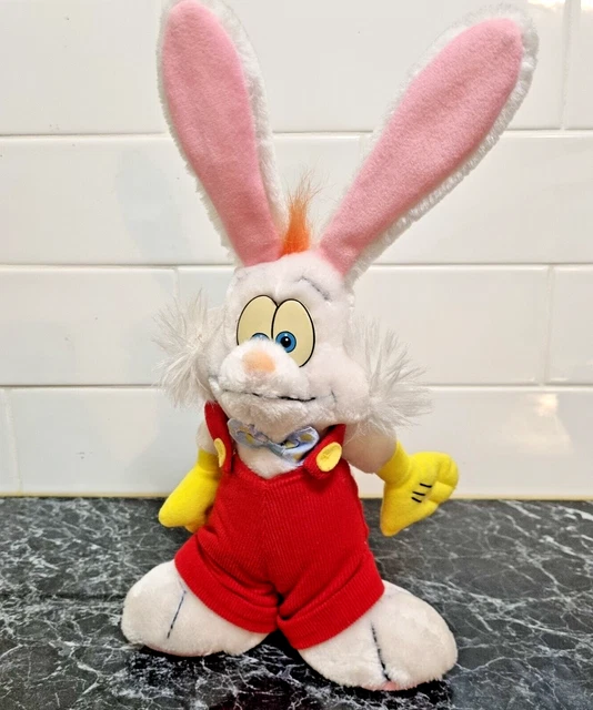 ROGER RABBIT PLUSH Doll 1987 Stuffed Animal Disneyland Disney World ...