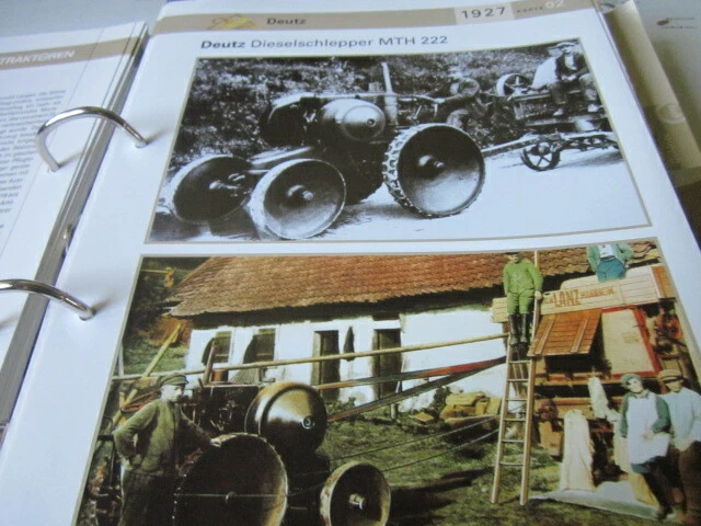 TRAKTOR DATENBLATT Deutz 2 Dieselschlepper MTH 222, 1927 EUR 4,58 ...