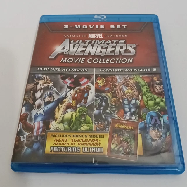 ULTIMATE AVENGERS COLLECTION Animated 3-Movie Blu-ray Set Out of Print ...