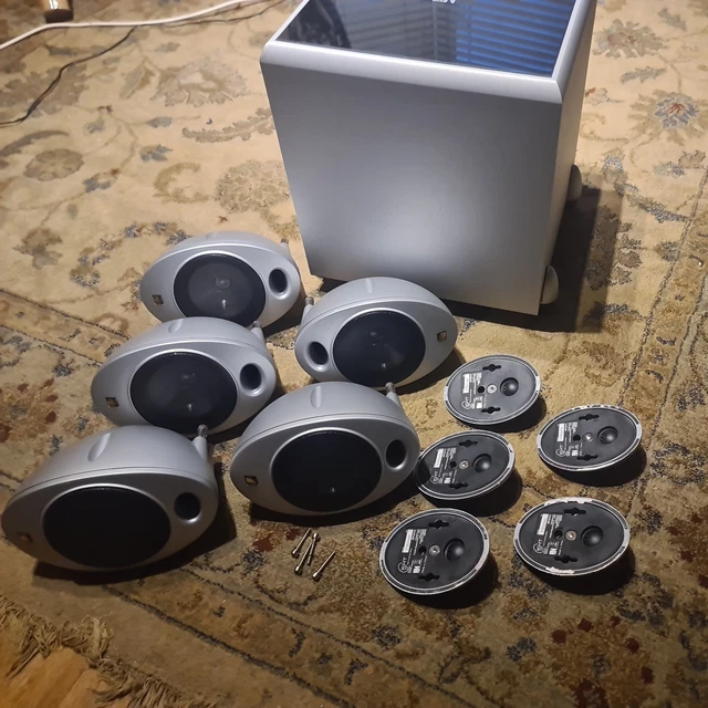 KEF PSW2010 SUBWOOFER PLUS 5 x KEF HTS 2001 Satellite Speakers Tested ...