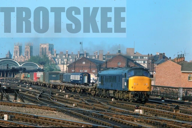 35MM SLIDE BR British Rail Diesel Loco Class 45 45112 York 1977 ...