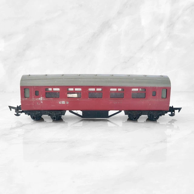 TRIANG LMS COACH 00 Guage First Class Tri-ang Passenger Car Red 7573 ...