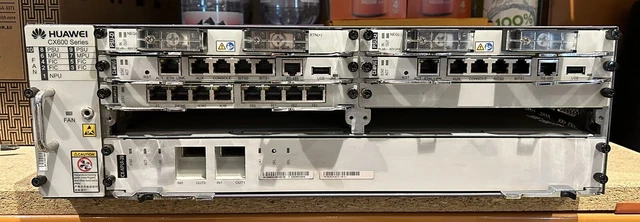 HUAWEI CX600-X1 SPECIFICATIONS and Modules as per photos. Photos of ...