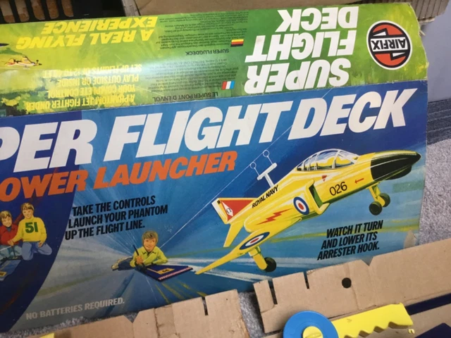 RARE VINTAGE 1970'S Airfix Super Flight Deck Toy / Game, Incomplete ...
