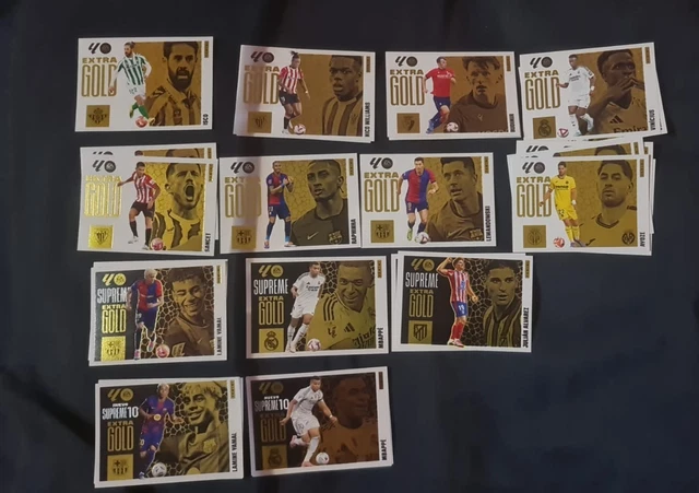 PANINI LIGA ESTE 2026 Missing Stickers Extra Gold Supreme Yamal Mbappe ...