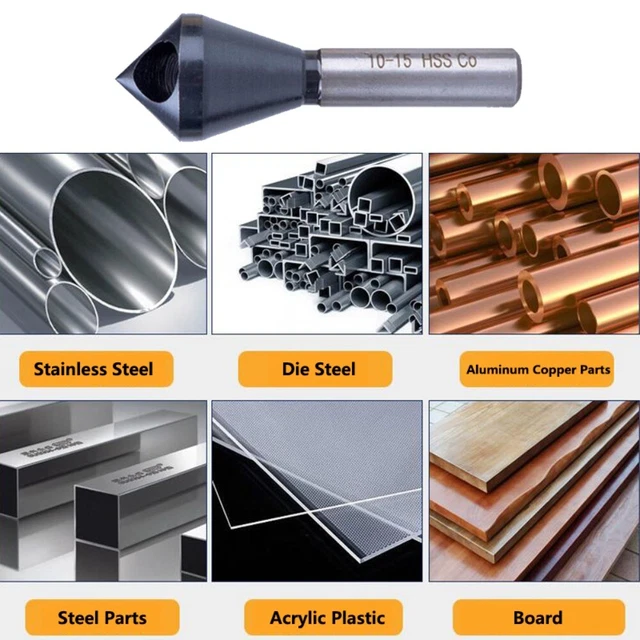 90 DEGREE DEBURRING Chamfering Cutter for Titanium Coated EUR 19,45 ...