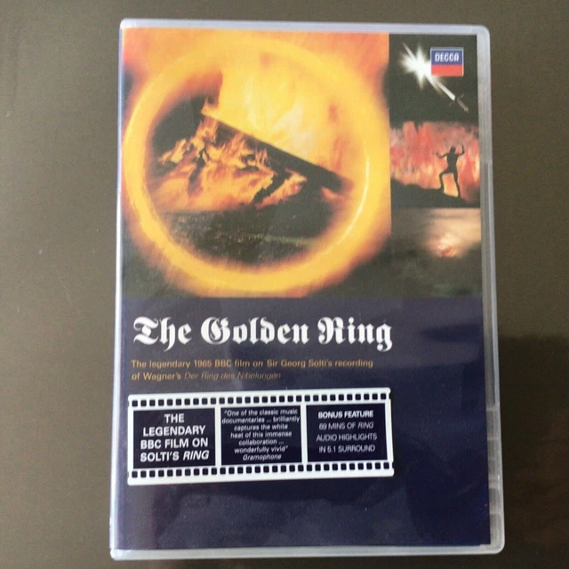 DVD THE GOLDEN Ring BBC film on Solti's recording Wagner Ring NM EUR 15 ...