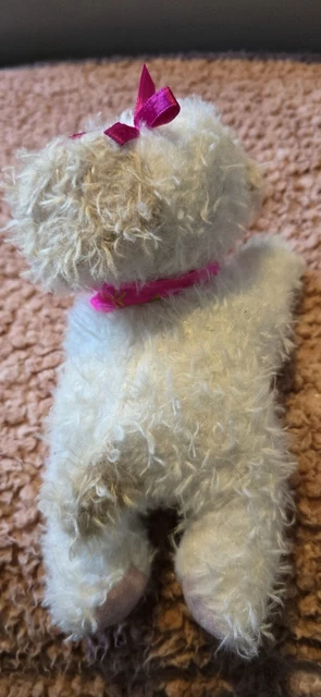 ANIMAGIC VIVID TOYS Barking Whimpering Snoring Plush Scruffy Dog Laying ...