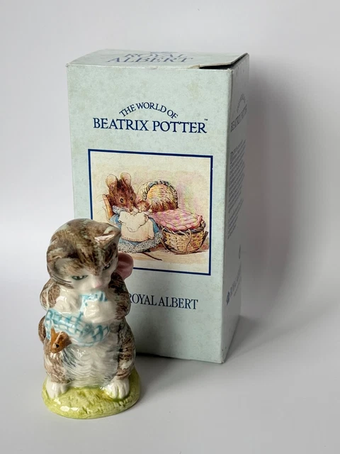 ROYAL ALBERT Beatrix Potter Figure Miss Moppet BP6A Original Box £18.00 ...