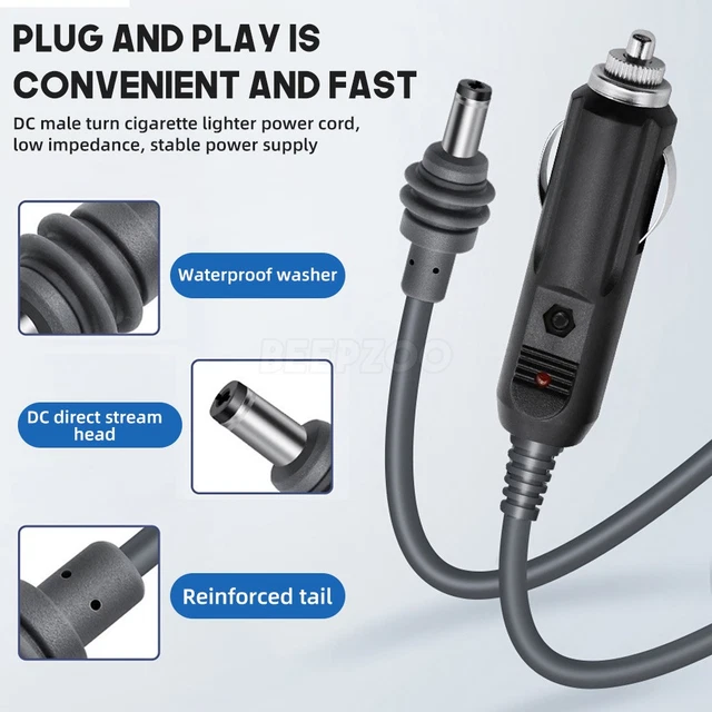 FOR STARLINK MINI Cable 12V Power Cable Camping RV Caravan DC Plug ...